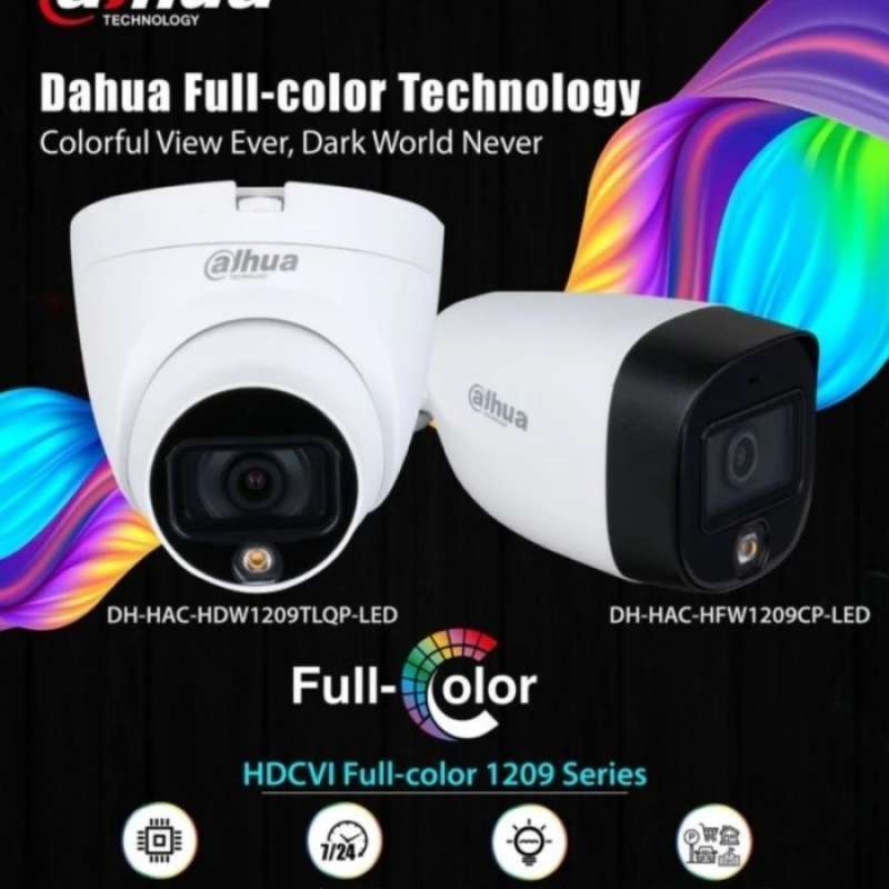 Promo Camera Cctv Dahua Dh-hac-b1a29p Colorvu Siang Malam Berwarna 2mp ...