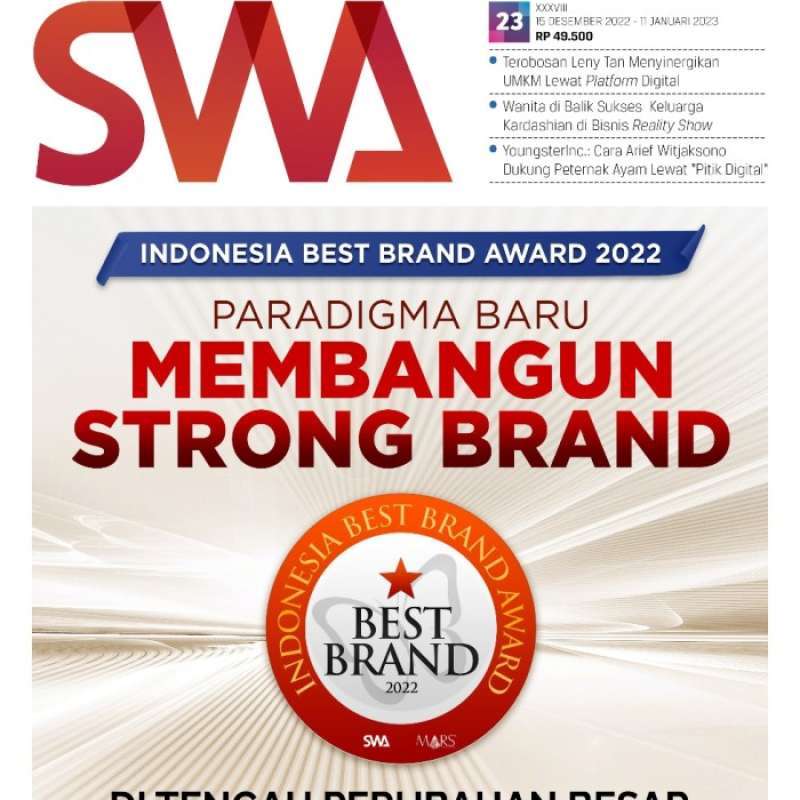 Promo Majalah Swa Edisi 23/2022 Indonesia Best Brand 2022 Diskon 23% Di Seller Malini Store ...