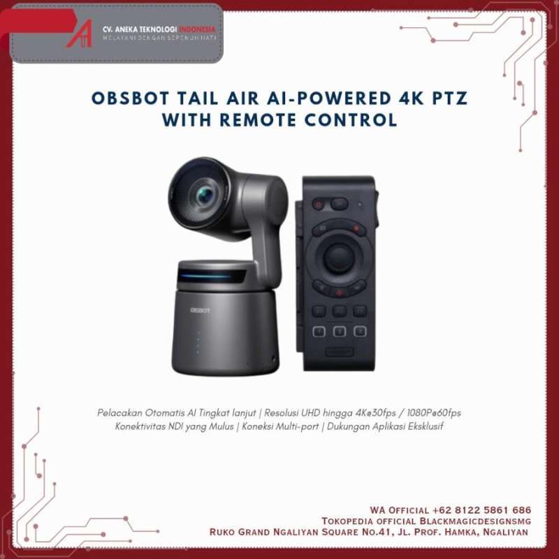 Jual Obsbot Tail Air Ai-powered 4k Ptz Di Seller Aneka Teknologi Indonesia - Purwoyoso, Kota ...