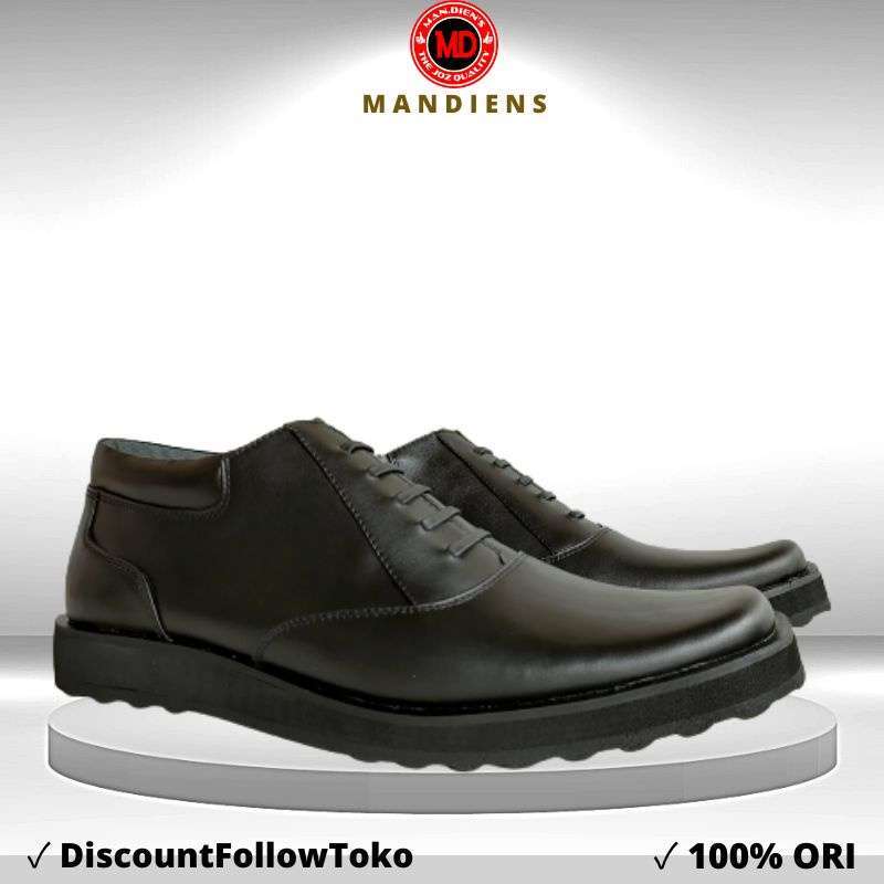 Promo Crewger S.02 Sepatu Kulit Pria Oxford Model Pdh Kulit Asli Pendek ...