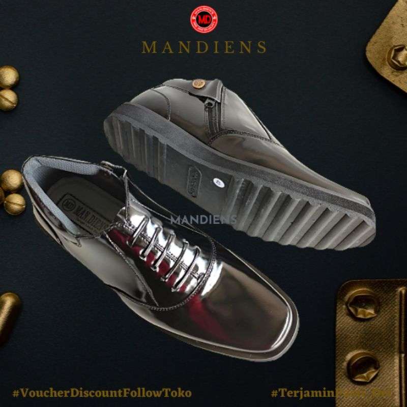 Promo Crewger S.02 Sepatu Kulit Pria Oxford Model Pdh Kulit Asli Pendek ...