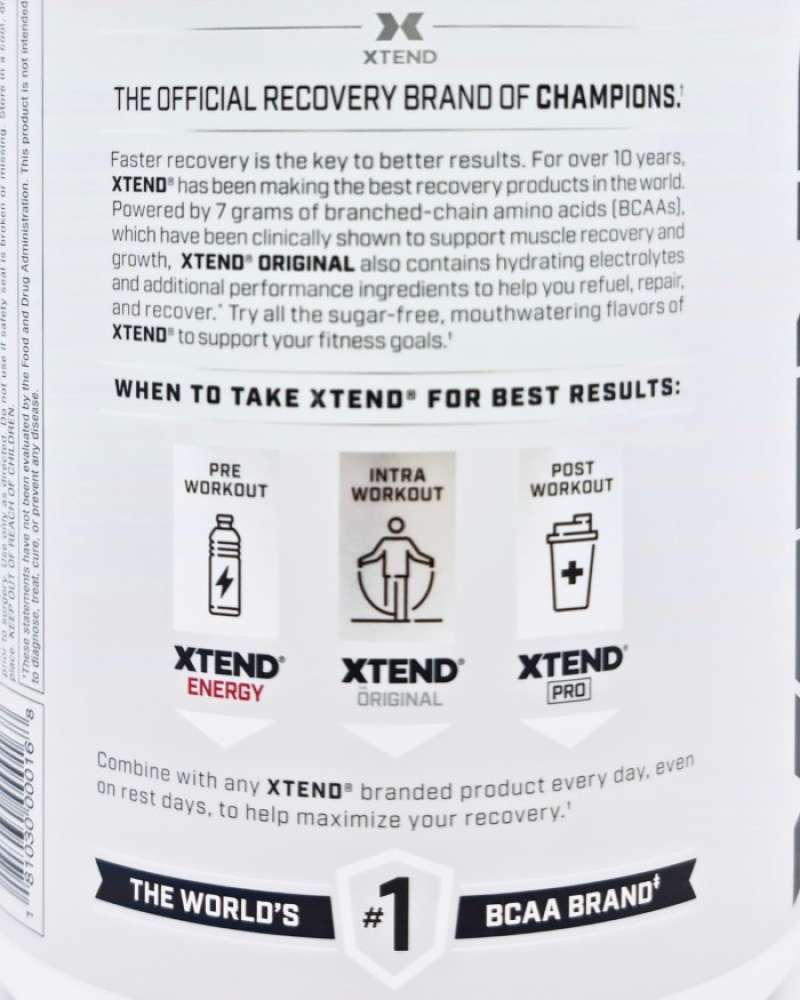 Promo Xtend Bcaa 90 Servings Scivation Powder Serving Serv 90servings 90serv Diskon 33% Di ...