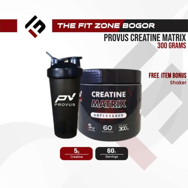 Promo Provus Creatine Matrix 300 Gram 60 Servings Pv Provus Diskon 33% ...