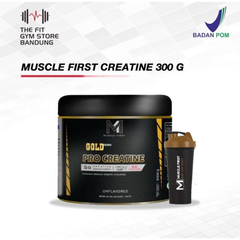 Promo M1 Muscle First Pro Gold Creatine 300 Gram Bpom Diskon 33% Di ...
