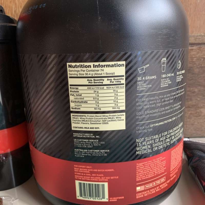 Promo Suplemen Fitness Whey Protein 5lbs Susu Gym Bodybuilding Diskon ...