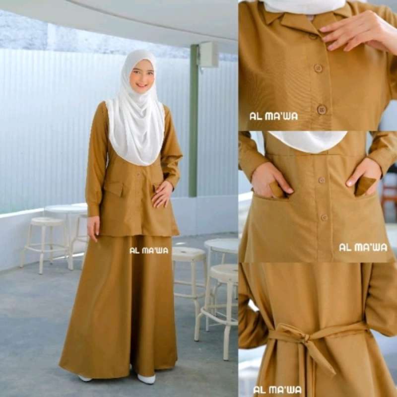 Jual Gamis Pns Toyobo Seragam Pemda Guru Dan Pdh Tebal Dan Adem - L ...