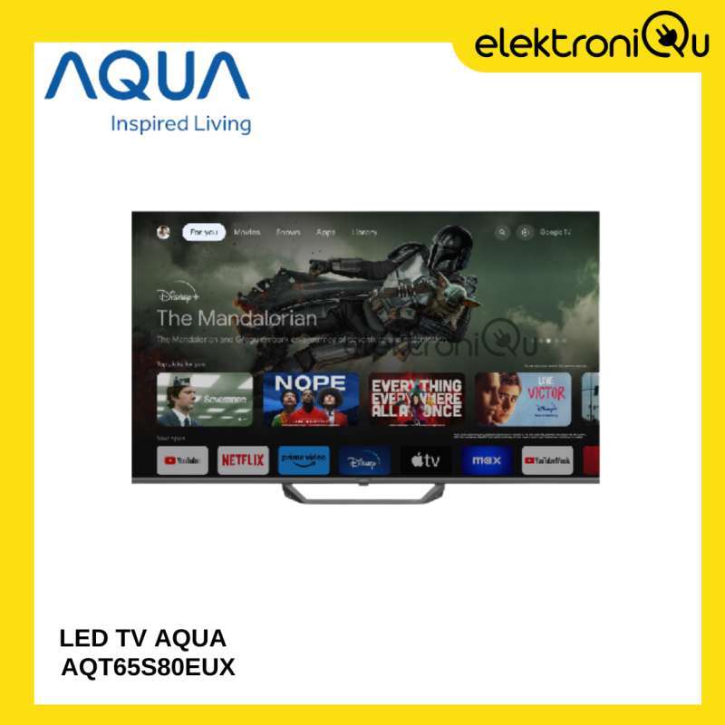 Jual Led Tv Aqua 65 Inch Aqt65s80eux (4k Uhd Qled-google Tv) Di Seller ...