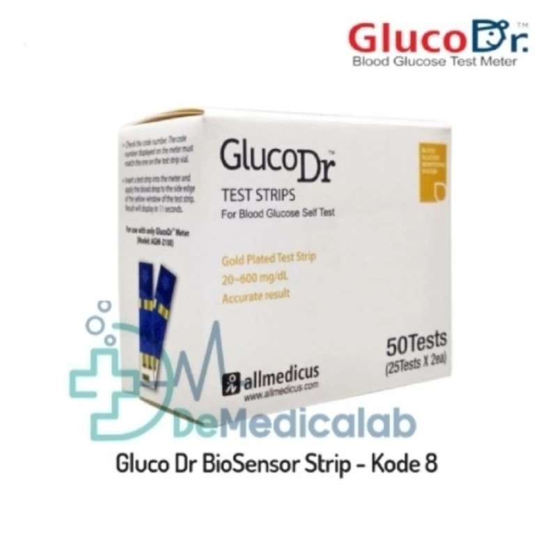 Promo Strip Gluco Dr Bio Sensor Isi 50 / Gluco Dr Bio Sensor Isi 50 ...