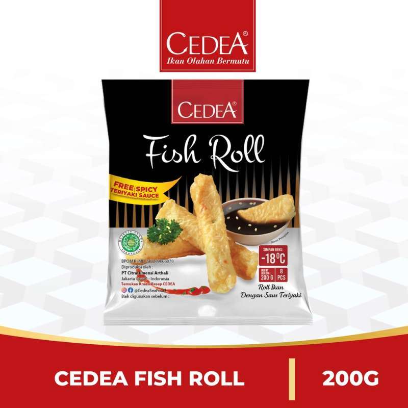 Jual Cedea Fish Roll Premium 200gr Dengan Saus Teriyaki Pedas Di Seller ...