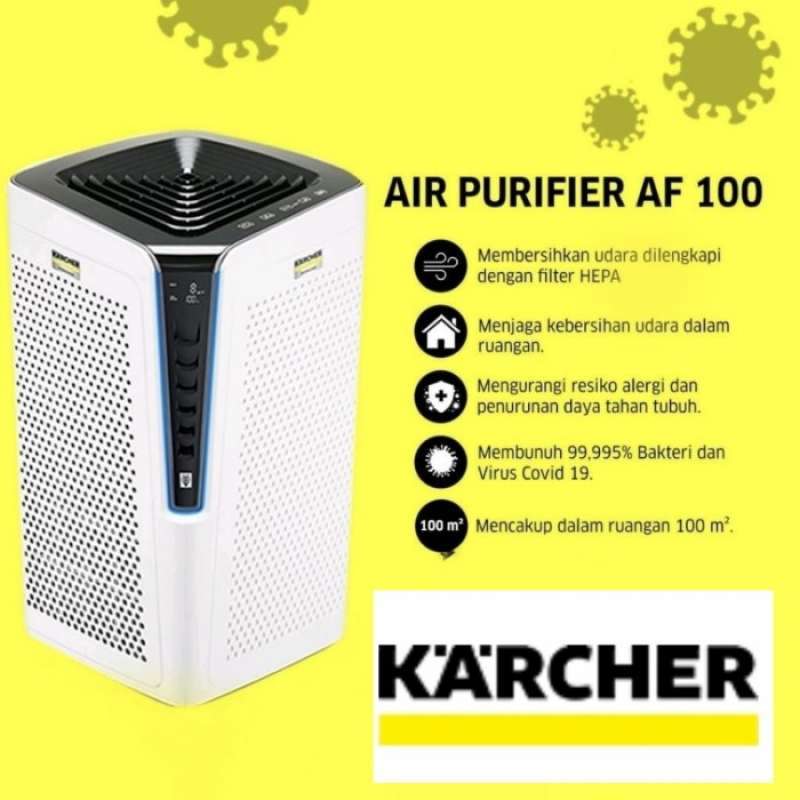 Promo Karcher Air Purifier Af 100 Mesin Pembersih Udara Coverage Area ...