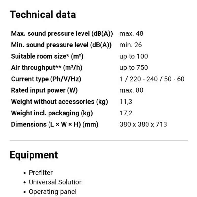 Promo Karcher Air Purifier Af 100 Mesin Pembersih Udara Coverage Area ...