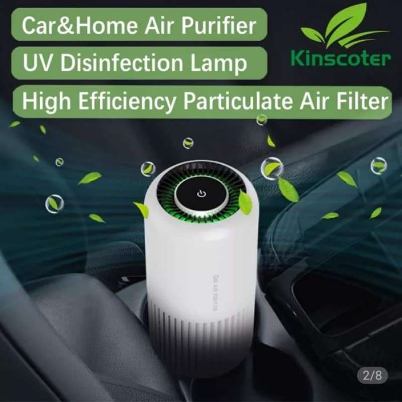Promo Car Air Purifier True Hepa H13 Untuk Mobil / Meja / Ruangan ...