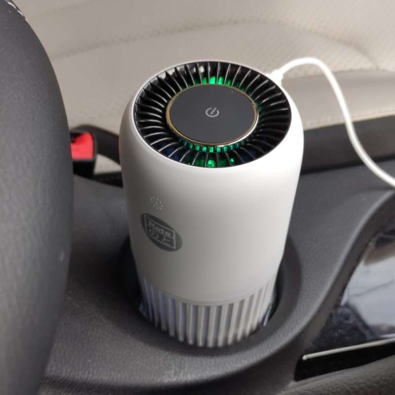 Promo Car Air Purifier True Hepa H13 Untuk Mobil / Meja / Ruangan ...