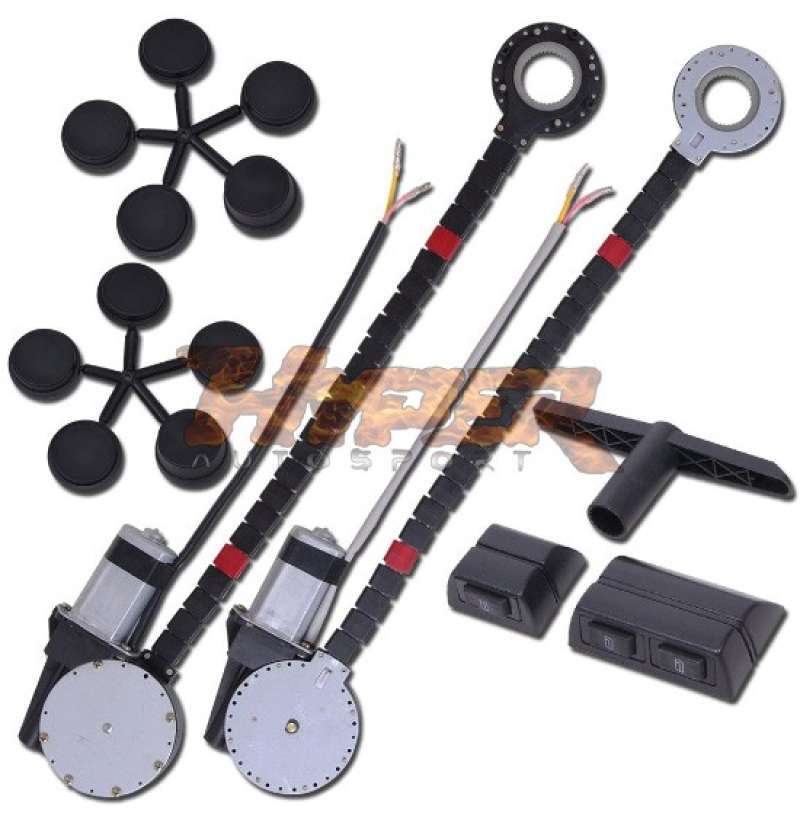 Promo Universal Electric Power Window Lift Regulator Conversion Kit 2 ...