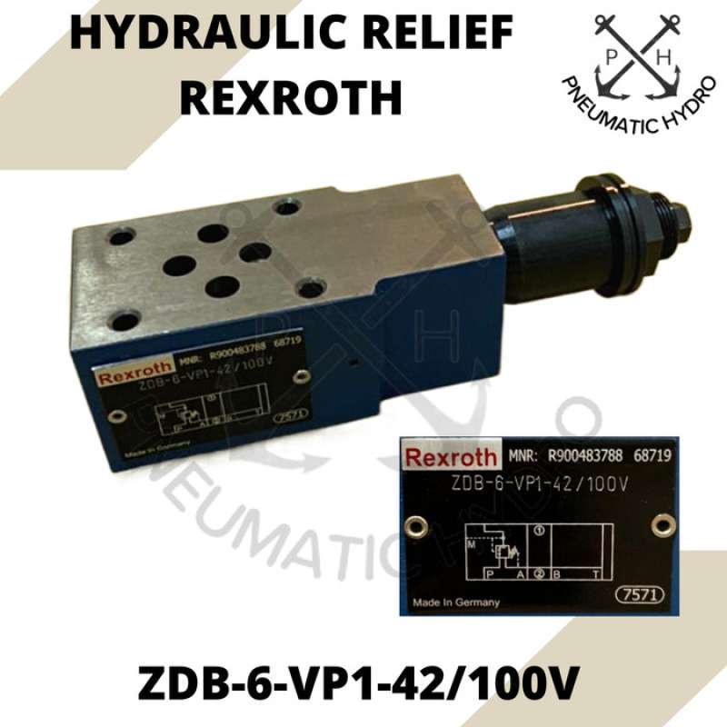 Promo Hydraulic Relief Rexroth Zdb-6-vp1-42/100v Diskon 23% Di Seller Zuka Store - Kebon Kacang ...