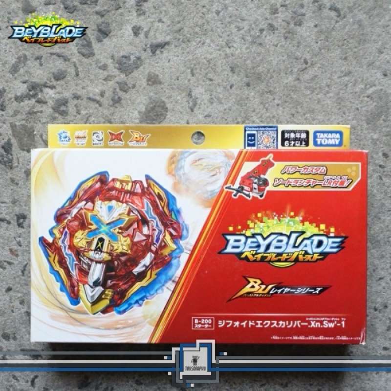 Jual Beyblade Burst B 200 B200 S7 Starter Xiphoid Excalibur With ...