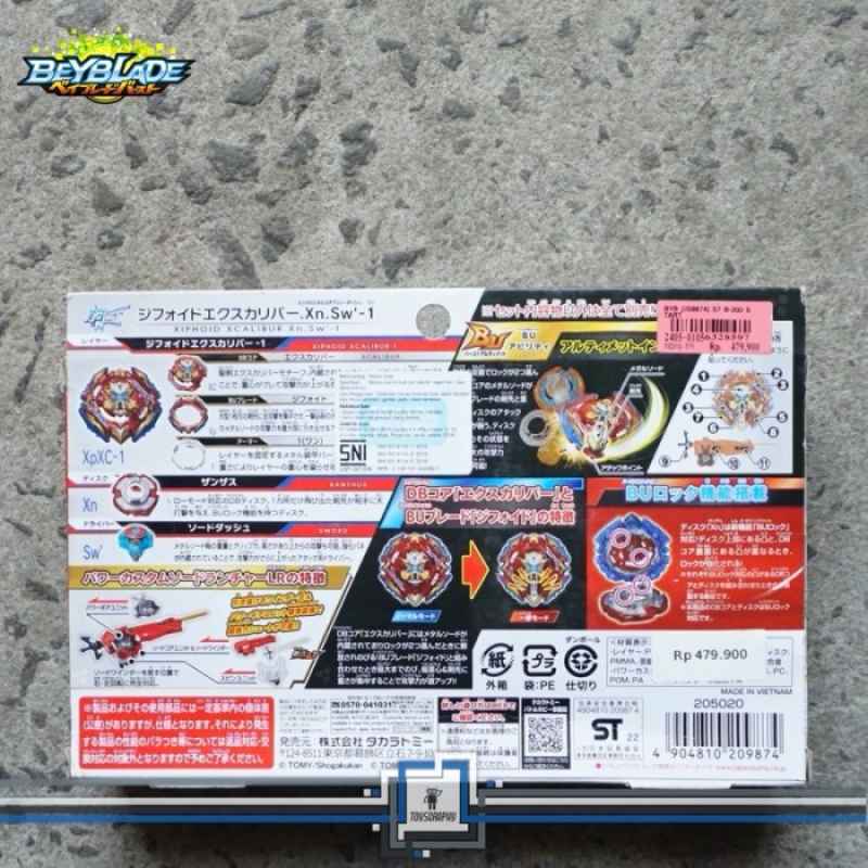 Jual Beyblade Burst B 200 B200 S7 Starter Xiphoid Excalibur With ...