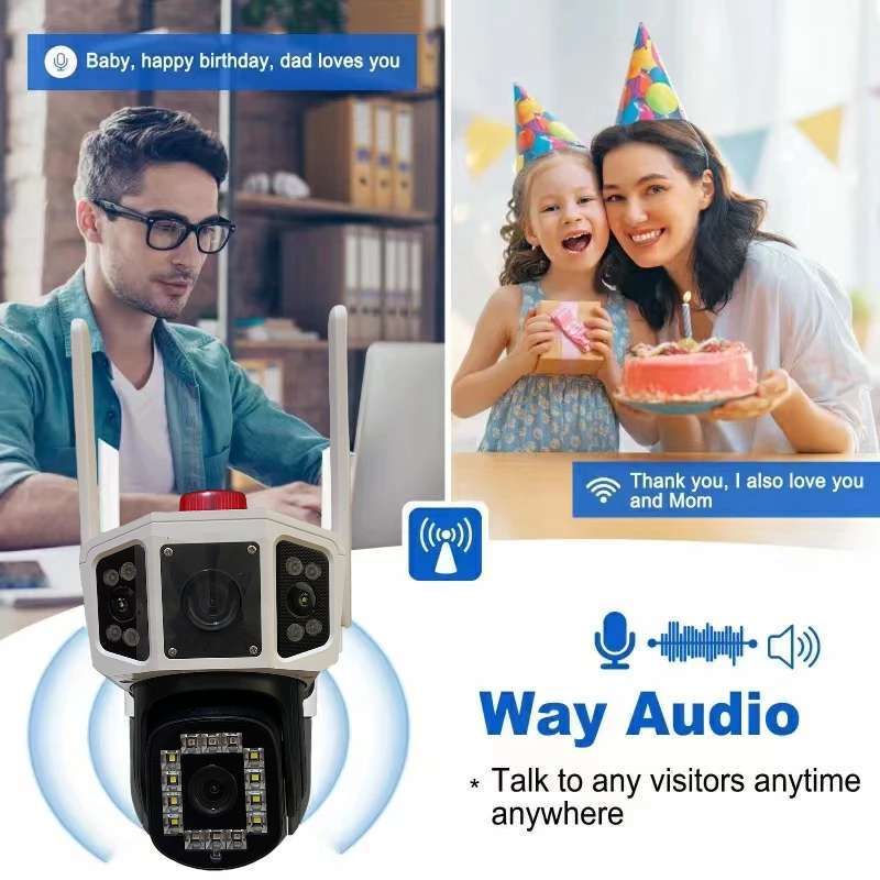 Promo Yoosee Cctv Ipcam Kamera Wifi Ip Ptz 12mp 2 Lensa 3 Layar ...