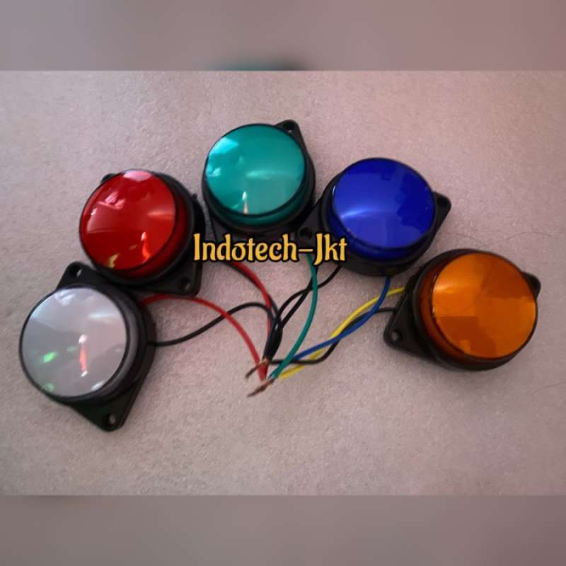 Promo Lampu Led Bak Samping Truk Bis 24 Volt Nyala Diam Model Bulat ...