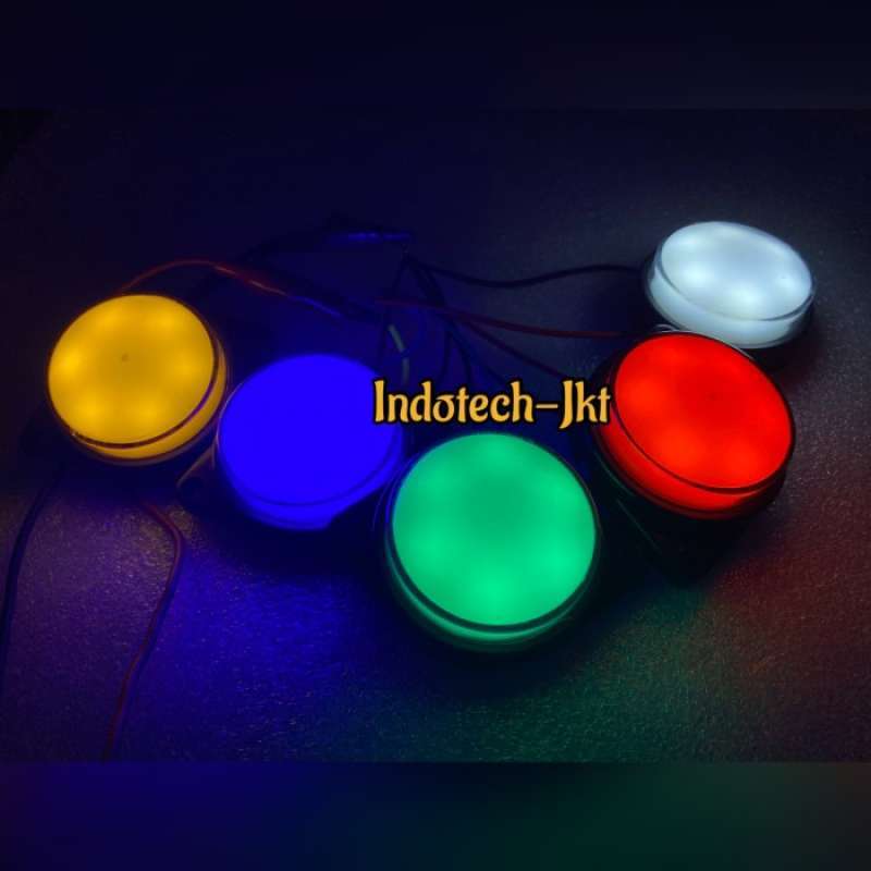 Promo Lampu Led Bak Samping Truk Bis 24 Volt Nyala Diam Model Bulat ...