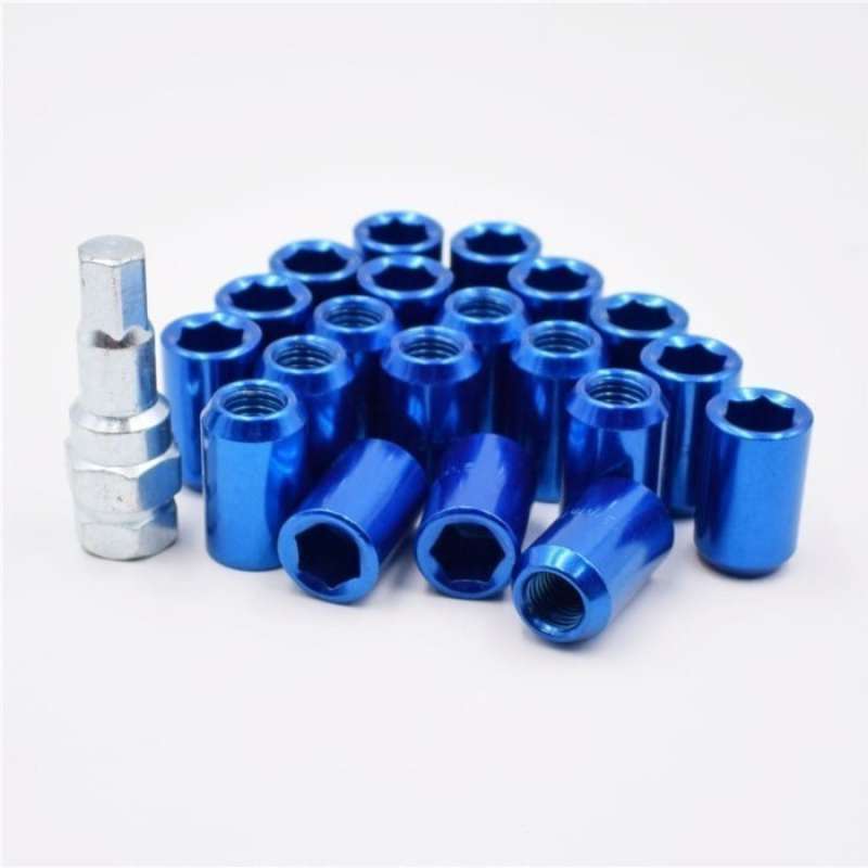 Promo Corolla Mur Roda Mobil Racing Lug Nut Baut Baja 20pcs+1kunci Mur ...