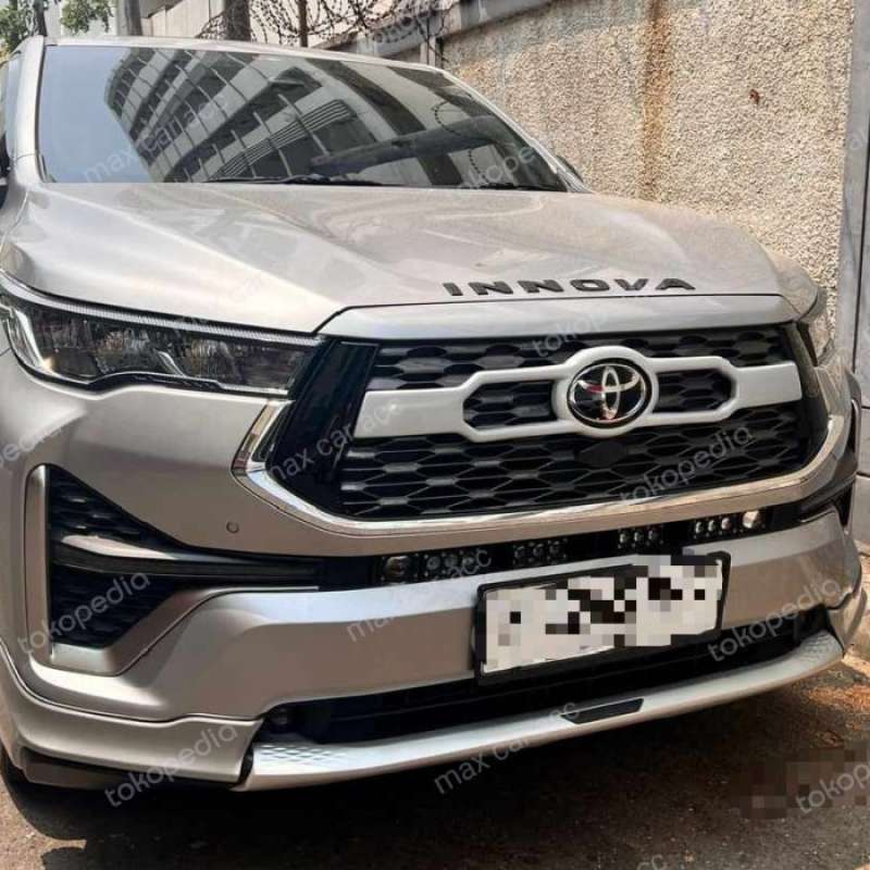 Promo Cover Grill Bumper Depan Innova Zenix 2022 2023 2024 Carbon Hitam ...