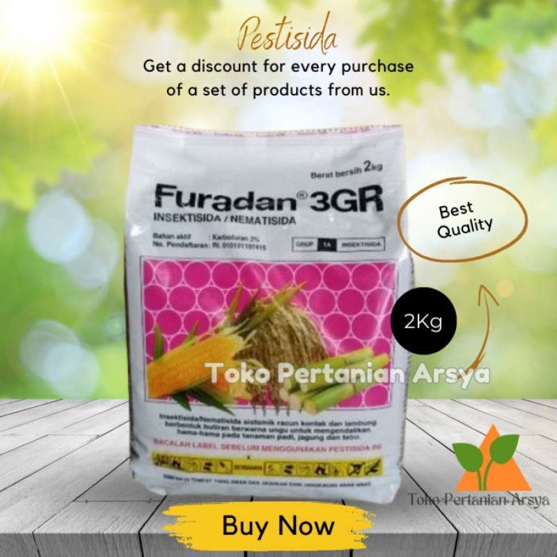 Jual Furadan 3gr 2000 Gram Akarisida / Nematisida / Insektisida Sistemik Di Seller Winter ...