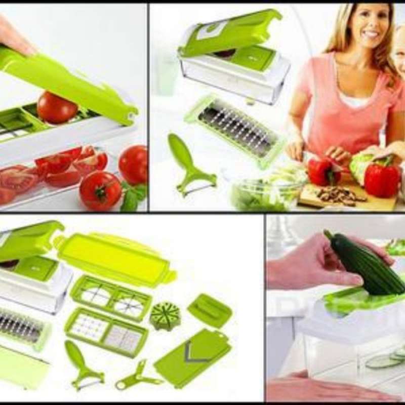 Promo Genius Nicer Dicer Plus Alat Potong Sayur Dan Buah Nicer Dicer ...