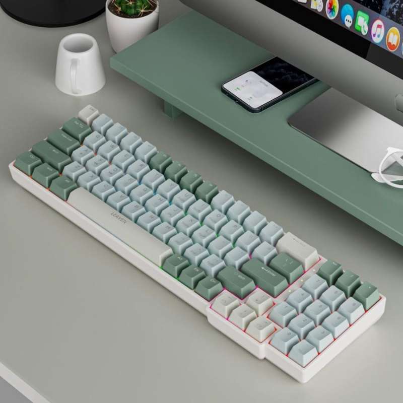 Jual Leaven K780 Mechanical Wired Keyboard ( 78 Keys ) - Hotswap 75% Di ...
