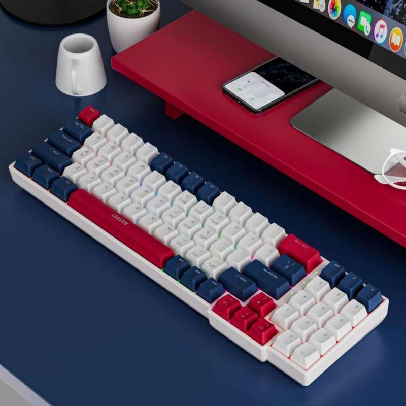 Jual Leaven K780 Mechanical Wired Keyboard ( 78 Keys ) - Hotswap 75% Di ...