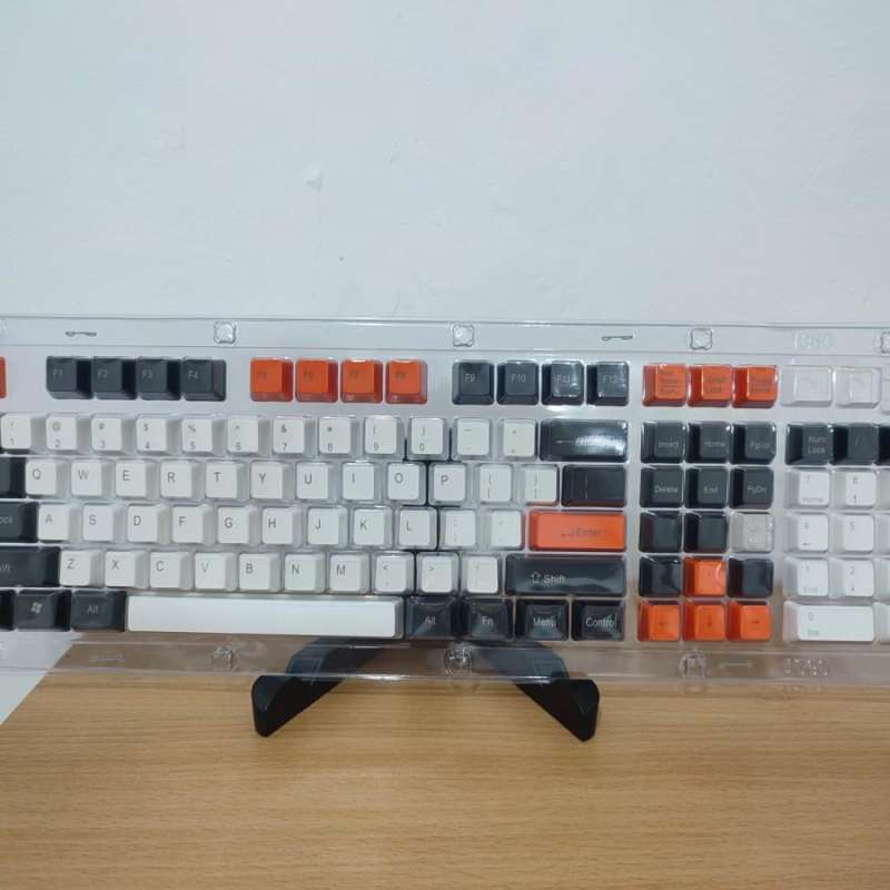 Jual Keycaps Pbt Single Shot Full Size - Carbon Dolch Raindrop Chalk ...