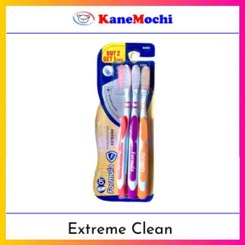 Jual Formula Extreme Clean - Sikat Gigi - Kemasan Hemat - Soft - Isi 3 ...