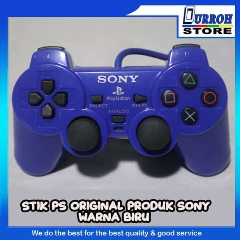 Promo Promo- Stik Ps 2 Merk Sony ( Pabrik) Warna Biru Diskon 50% Di ...