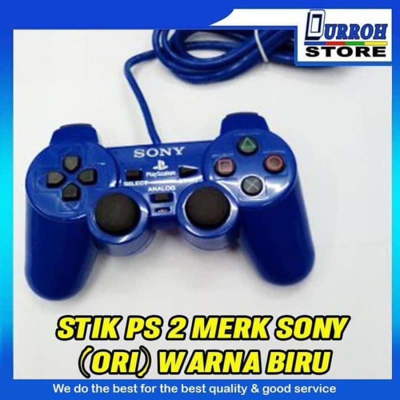 Promo Promo- Stik Ps 2 Merk Sony ( Pabrik) Warna Biru Diskon 50% Di ...
