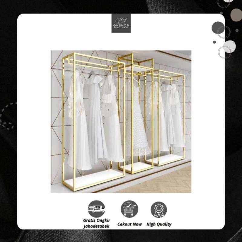 Jual Rak Display Butik/gawangan Baju/wedding Dress - Rak Kiri Di Seller ...
