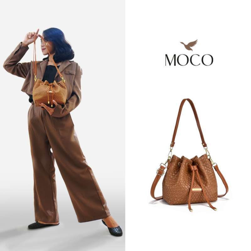 Promo Fashion Tas Selempang Wanita Kuliah Anyaman Kulit Sekolah Aesthetic Mini 218 By Moco ...