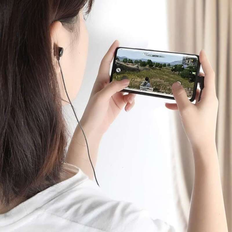 Promo Type C Jack F13 Stereo Earphone Earpod Half In Ear Headset With ...