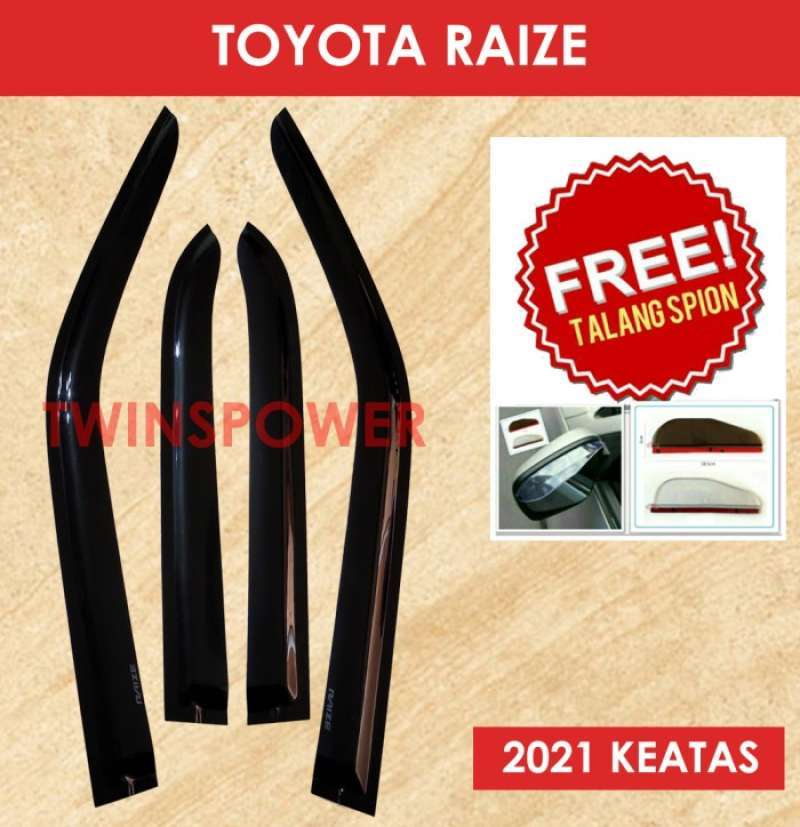 Promo Talang Air Mobil Slim Toyota Raize Tahun 2021 Ke Atas Perekat 3m ...