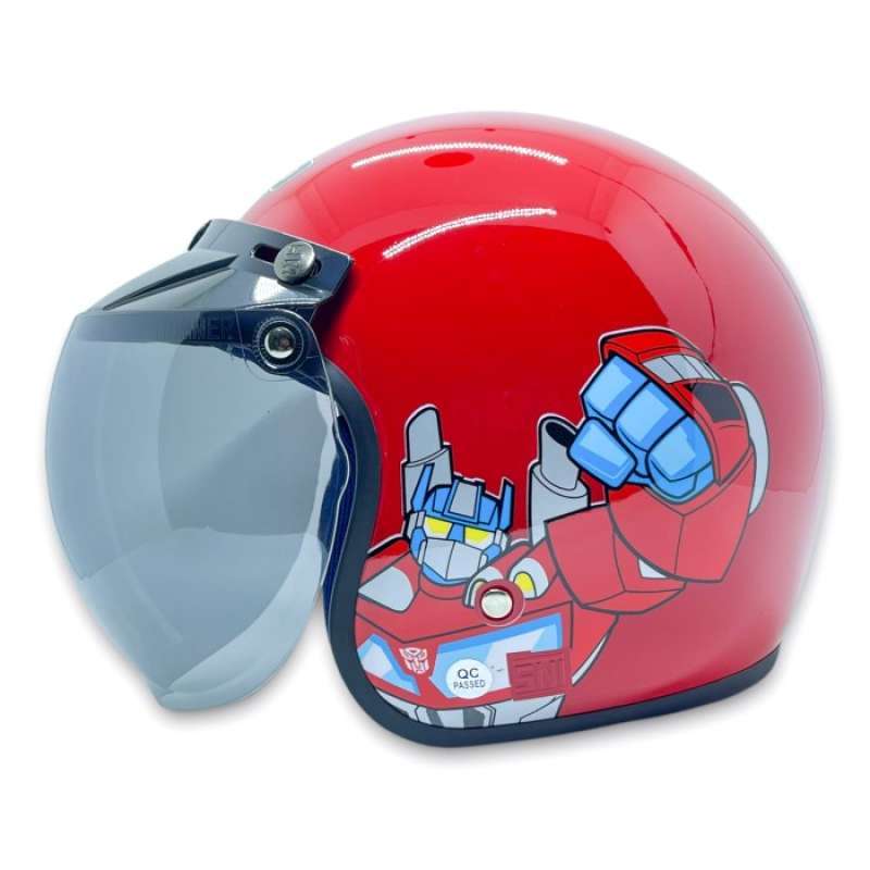 Promo Helm Anak Wto Semi Retro - Rescue Bots - Merah, All Size Diskon ...