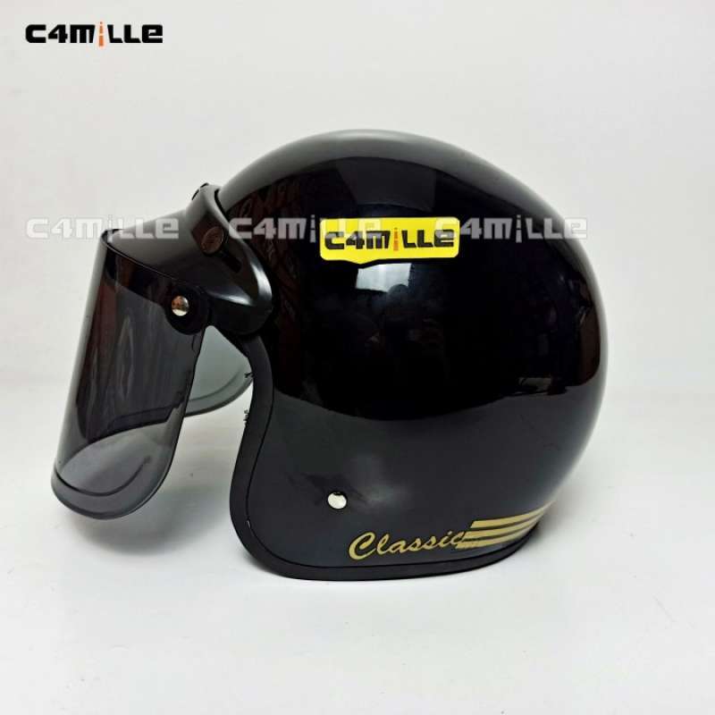 Promo Helm Retro Bogo Classic Half Face Dewasa Murah Allsize Sni ...