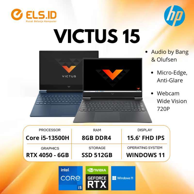 Jual Hp Victus 15 Fa1515tx / Fa1516tx Intel I5-13500h 8gb Ssd 512gb ...