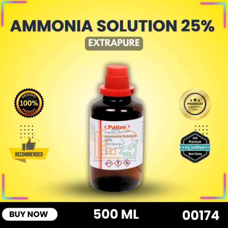 Jual Ammonia Solution 25% Extrapure | Nh4oh, 500 Ml Di Seller Labindo - Ciomas-2, Kab. Bogor ...