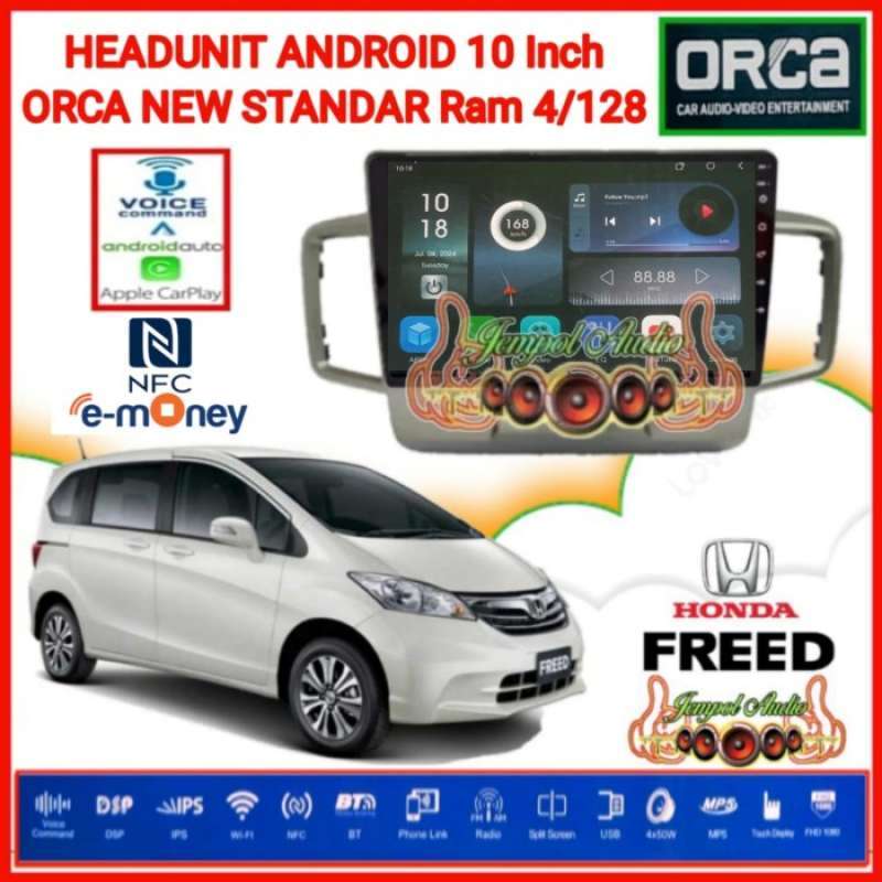 Promo Head Unit Android Orca 10 Inch Oem Honda Freed Diskon 23% Di ...
