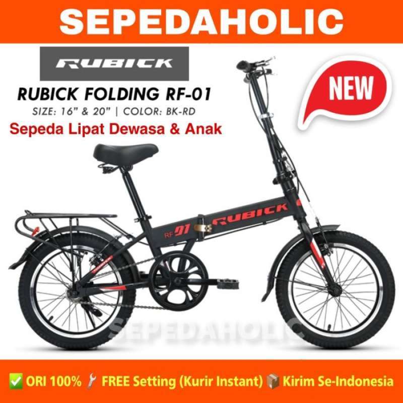 Promo Sepeda Lipat Rubick Rf 01 Ukuran 16 & 20 Inch Dewasa Anak ...