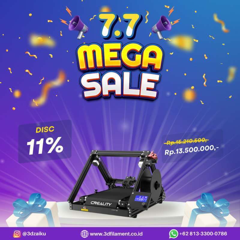 Promo Original Creality Cr-30 Naomi 3d Print Mill Infinite Z Axis 3d ...