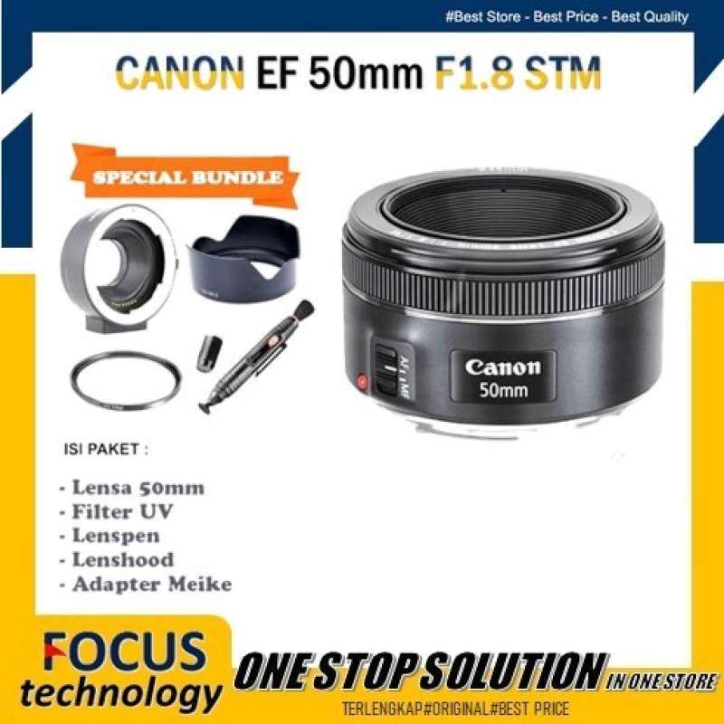 Promo Fix Canon Ef 50mm F1.8 Stm Autofocus Diskon 23% Di Seller Guinevere Store - Kebon Kacang ...