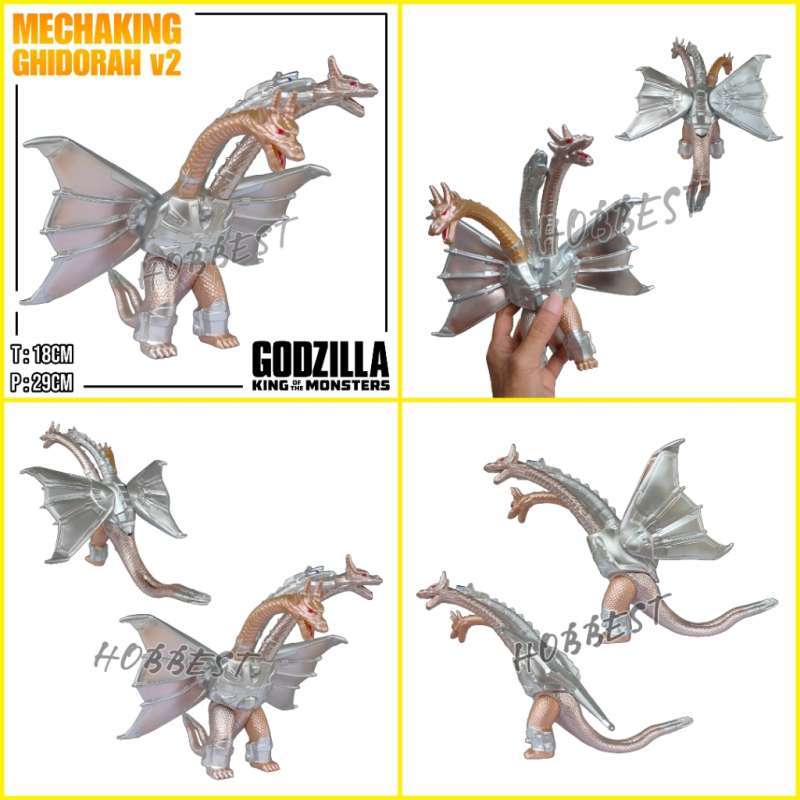 Promo King Ghidorah - Action Figure Godzilla Kaiju Miniatur Mainan ...