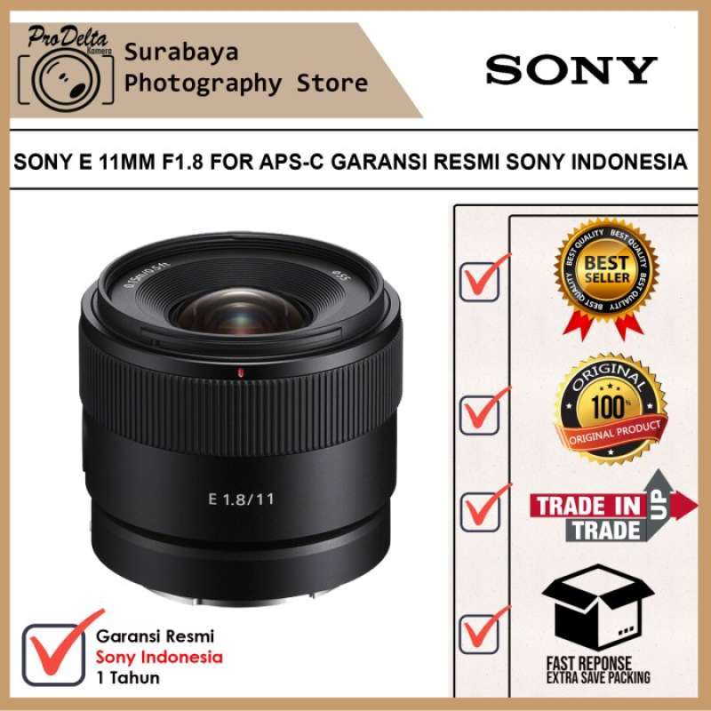 Promo Sony E 11mm F1.8 Lens Lensa Sony 11 Mm F 1.8 For Aps-c Garansi ...