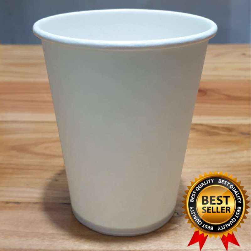 Promo Paper Hot Cup Polos 8 Oz 240 Ml ( 1 Dus : 1000 Pcs ) Diskon 23% ...