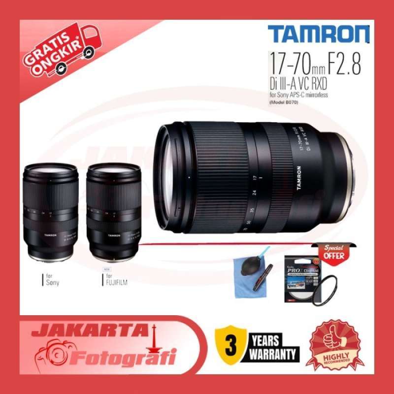 Jual Tamron 17-70mm F2.8 For Fujifilm X Di Iii-a Vc Rxd Fuji 17-70 Mm Garansi Resmi Di Seller ...